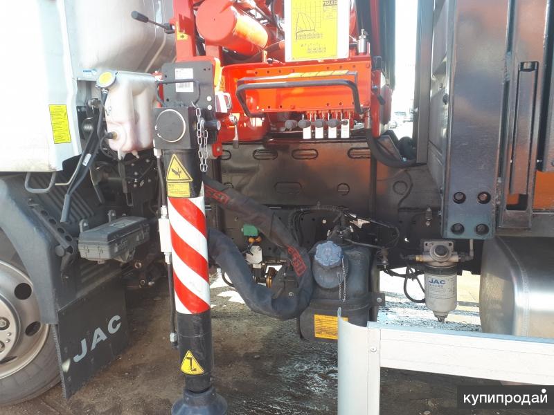 КМУ (Италия) Fassi F110 (4т) JAC N120 (12т), Бортовая платформа 6,2м в ...