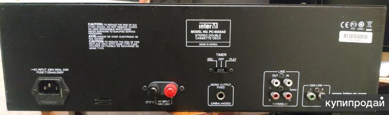 Кассетная дека InterM PC-9335AD в Москве