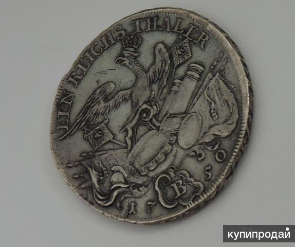 Fridericus borussorum REX EIN reichs thaler 1750 в Москве