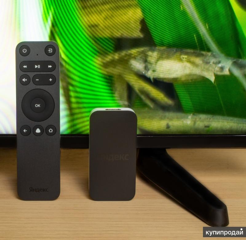 Smart tv приставка. Яндекс модуль с Алисой в Москве
