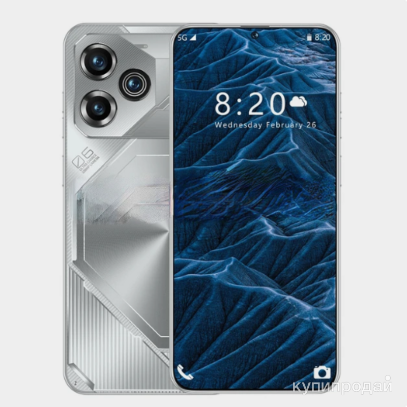 Смартфон 2024 новые мобильные телефоны Pova6 Pro 7,3 дюймов HD экран ...