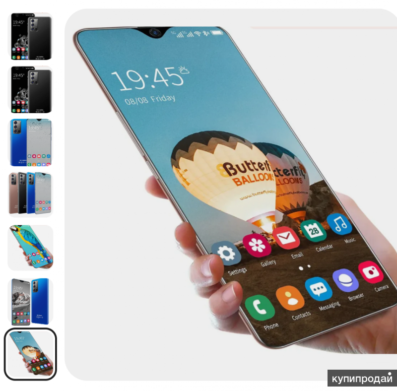 Смартфон Note30 Ultra 1 Русский Google Play Store Android Phone 12 ...