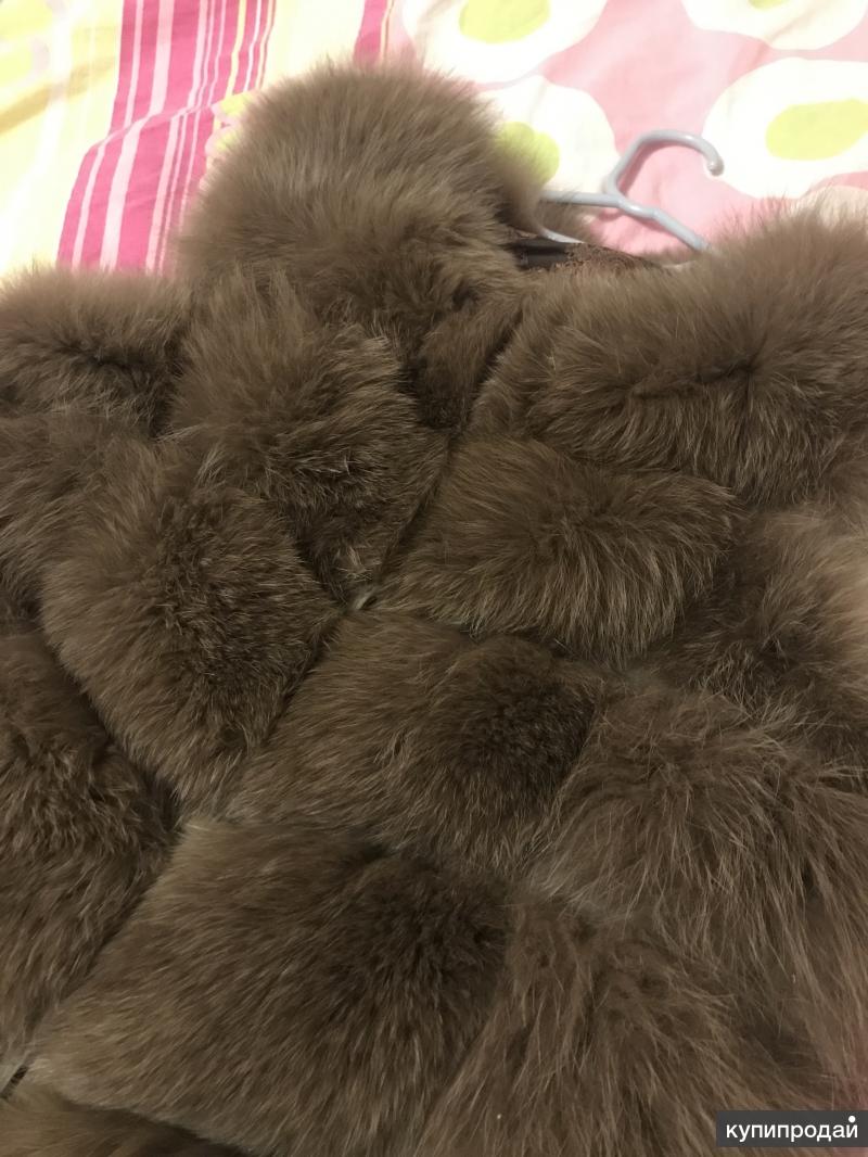 Меховая жилетка из песца в Москве