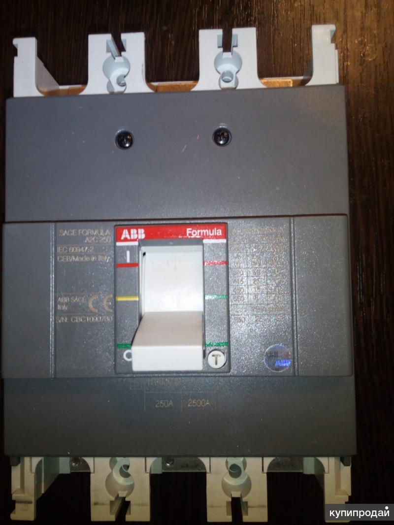 Выключатель автоматический ABB Formula A2C 250 TMF 250-2500 3p F F в Самаре